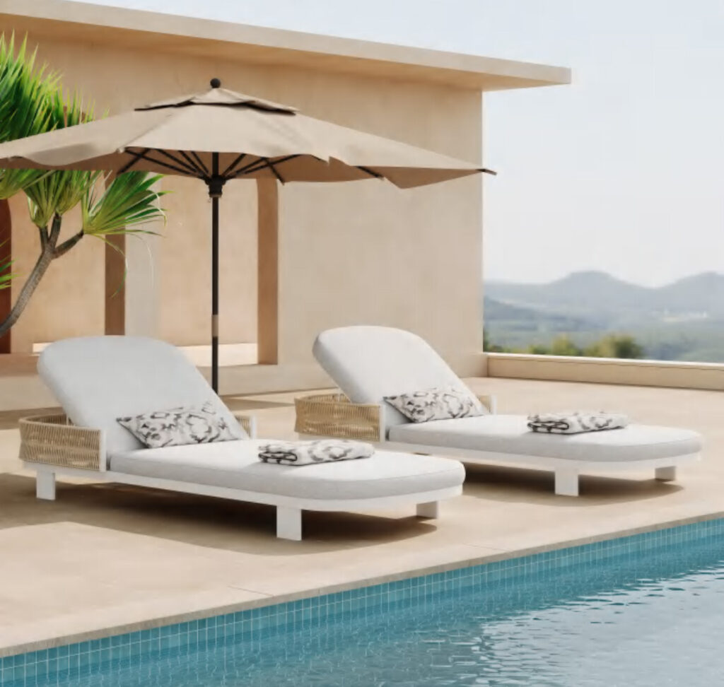 Outdoor Sun Lounges Australia | Teak, Aluminium & Rattan