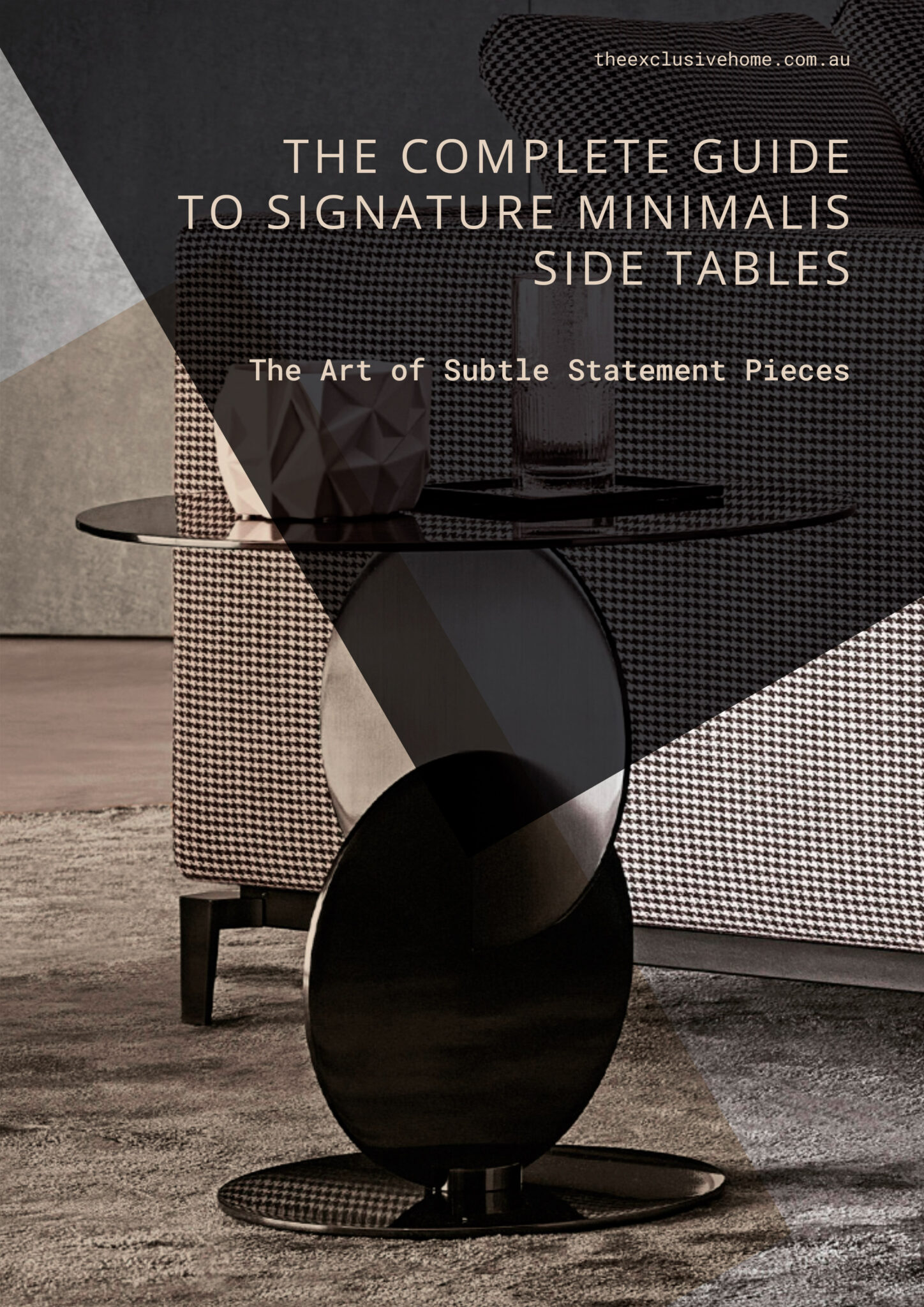 Luxury Minimalist Side Tables Australia | The Exclusive Home